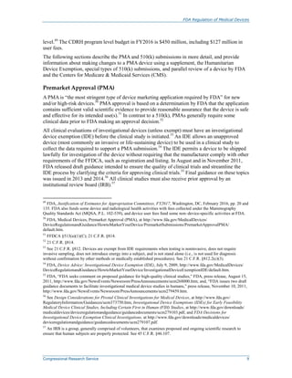 FDA Regulation of Medical Devices | PDF