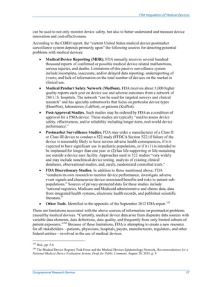 FDA Regulation of Medical Devices | PDF