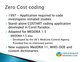 Low Cost MedDRA Coding | PPT