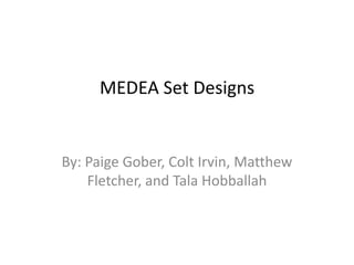 Medea Set Design | PPT