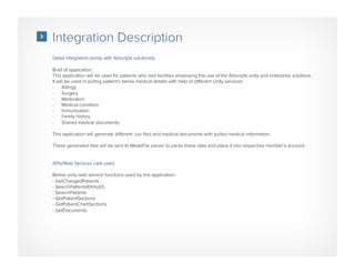 Medefile - Allscripts Open App Challenge | PDF