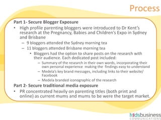 Medela breastfeeding research case study: integrated pr project | PPT
