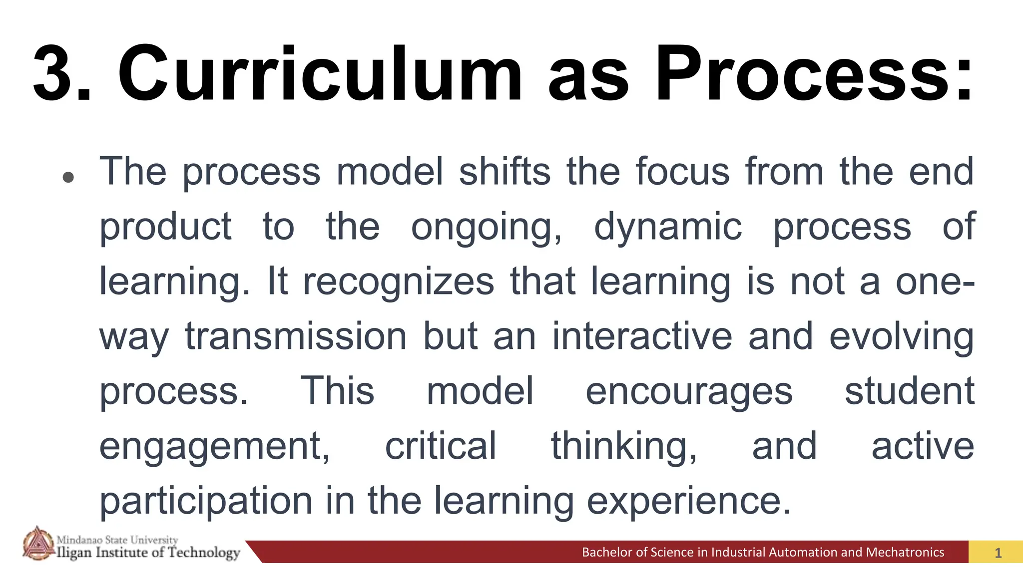 Curriculum Theory And Practice | PPTX
