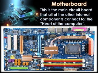 Main components of Typical Computer & Types of Computer | PPT
