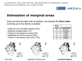 A STEPWISE TOOL FOR SPATIAL DELINEATION OF MARGINAL AREAS | PPT