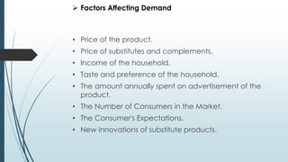 Managerial Economics demand supply analysis. | PPT