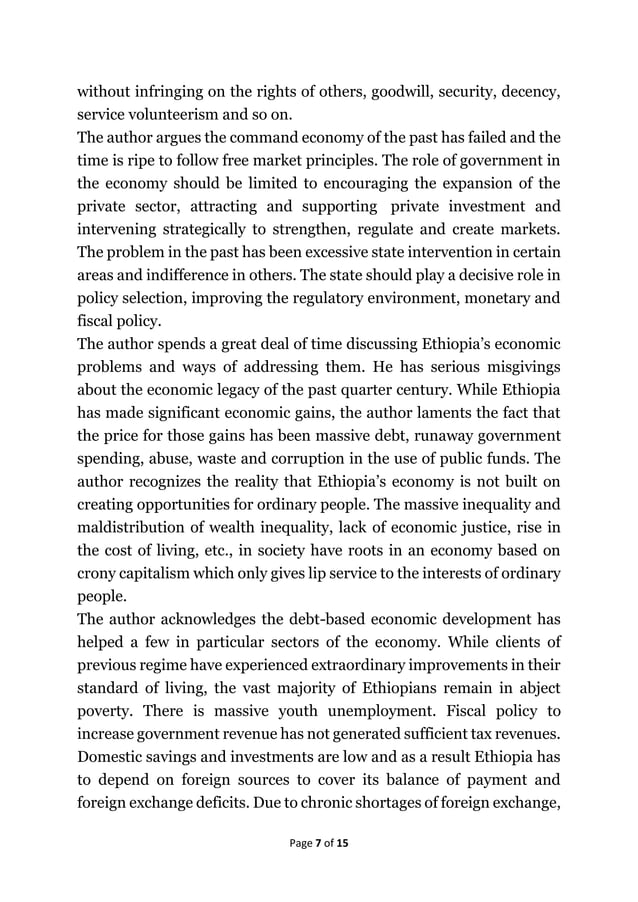 Medemer dr abiy ahmed's book review part two | PDF | Civic affairs ...