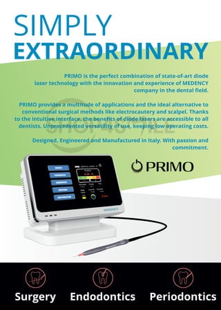 Medency Primo Soft Tissue Diode Dental Laser | PDF
