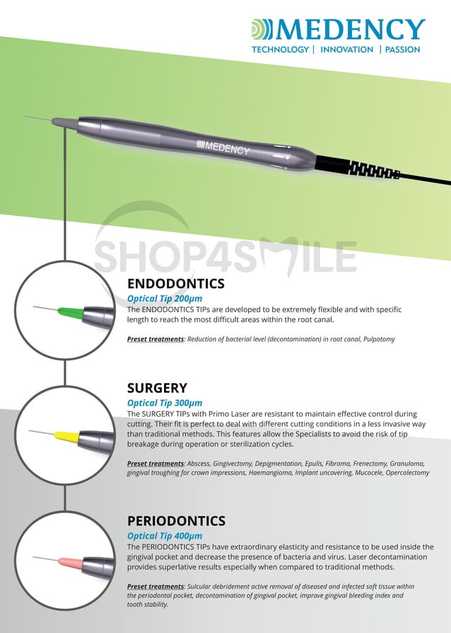 Medency Primo Soft Tissue Diode Dental Laser | PDF