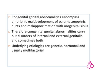 Surgical Management of Genital Abnormality | PPTX