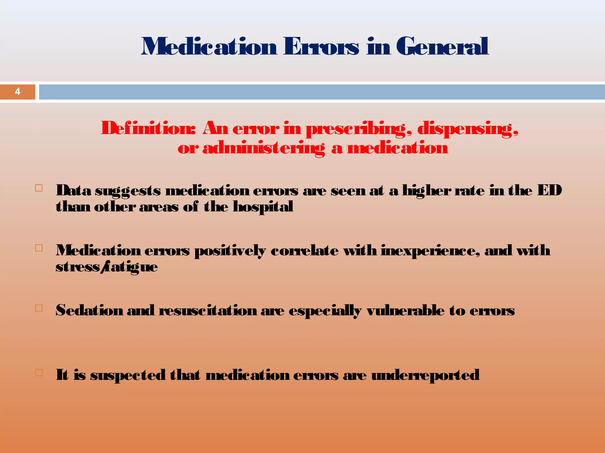 Medication errors in Pediatrics | PPT