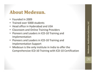 Medesun icd 10 coding franchisee | PDF