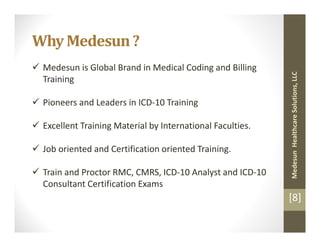 Medesun icd 10 coding franchisee | PDF