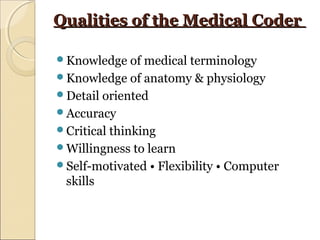 Medical Coding Training Online Minicourse | PPT