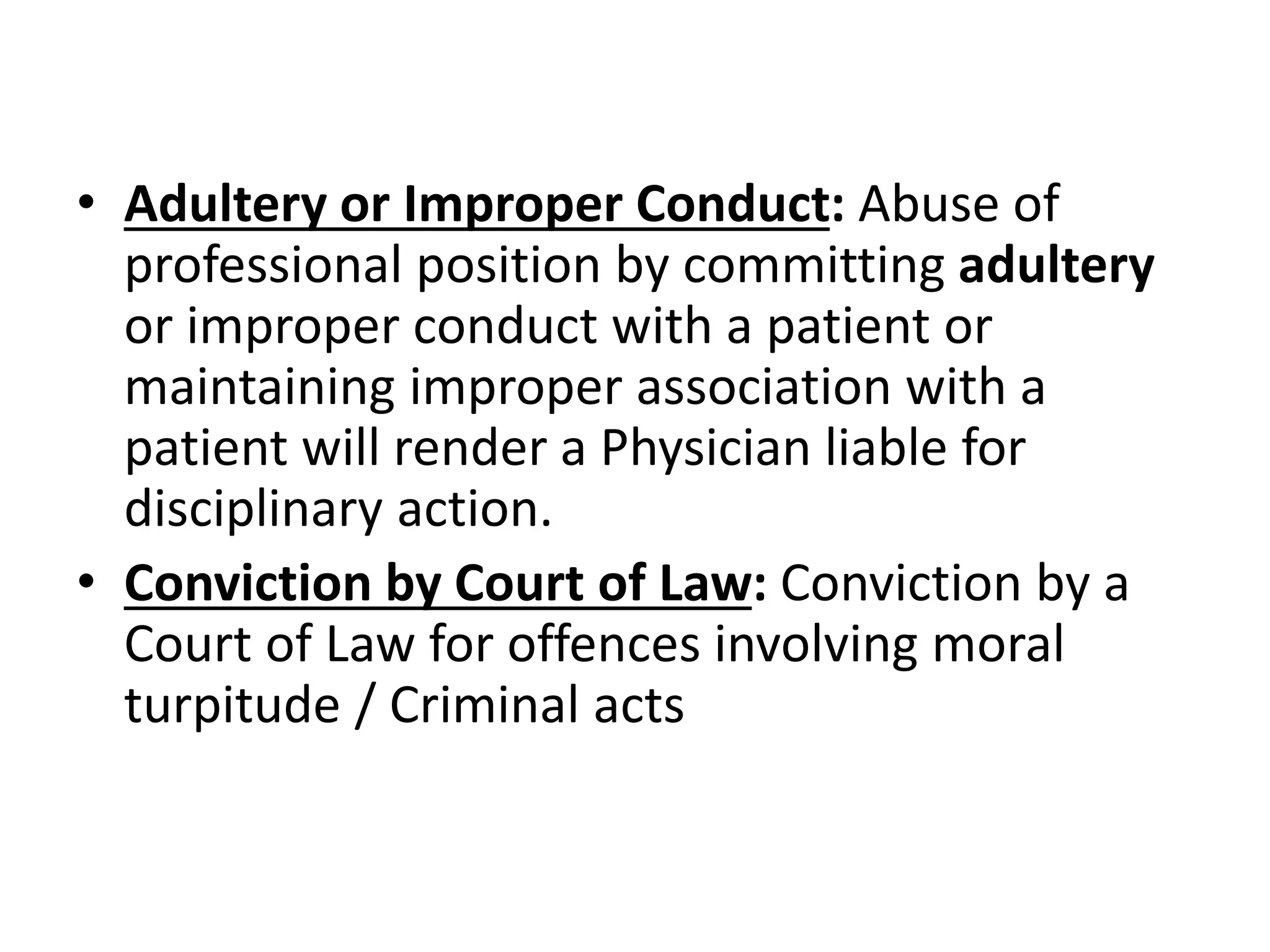 Medical Ethics and Professional Misconduct | PPTX