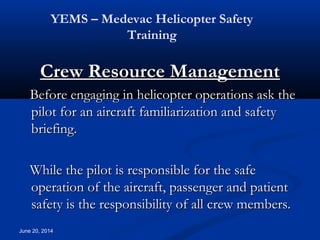 Medevac Safety - Helecopter | PPT