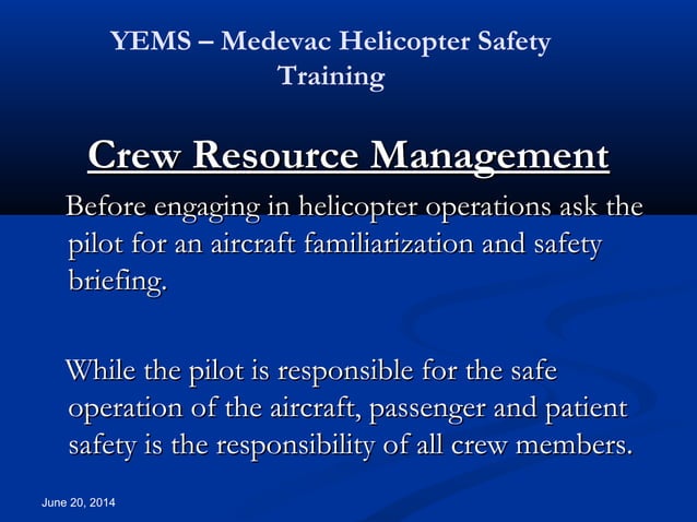Medevac Safety - Helecopter | PPT