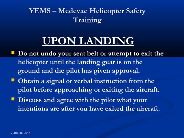 Medevac Safety - Helecopter | PPT