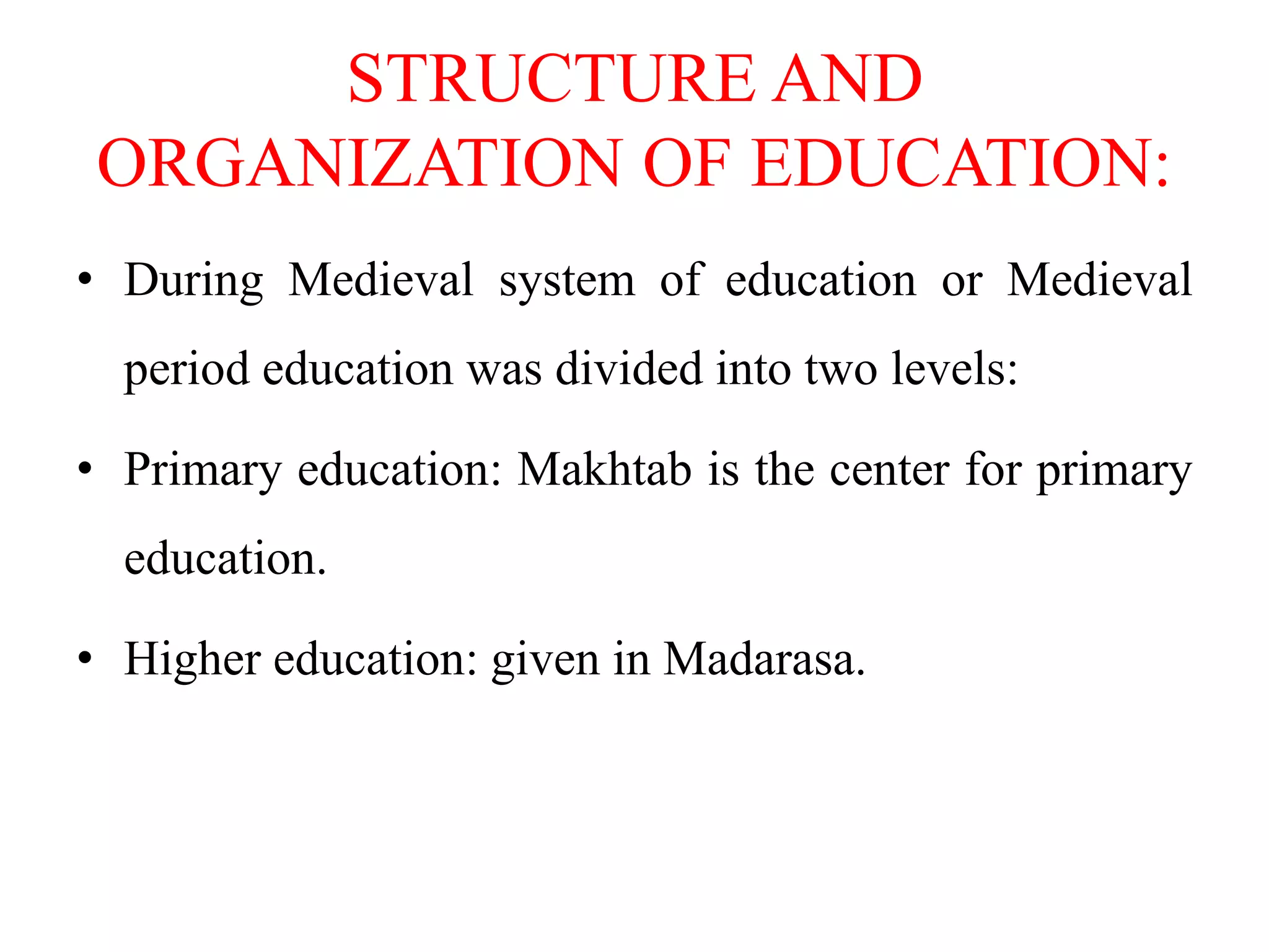 Medevial or muslim period of education | PPTX