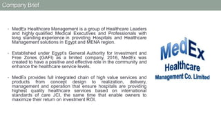 MedEx Healthcare Management ... Healthcare as it should be ...! | PPT
