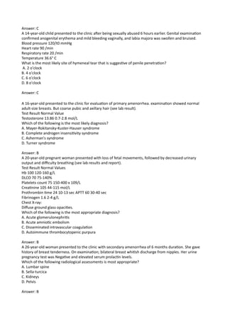 MedGard - OBGYN for SMLE Exam presentation | PDF