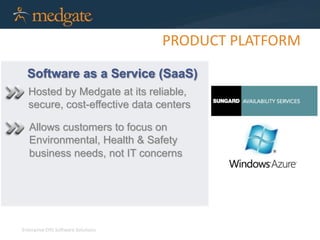 Medgate Occupational Health and Safety Software - Overview | PPTX