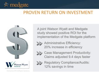 Medgate Occupational Health and Safety Software - Overview | PPTX