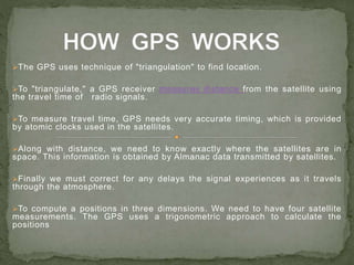 GPS system and its application in mining | PPT