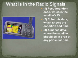 GPS system and its application in mining | PPTX