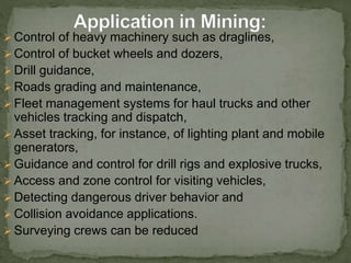 GPS & its application in mining | PPTX