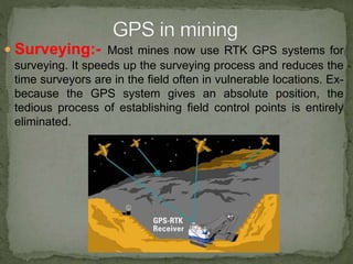 GPS & its application in mining | PPTX