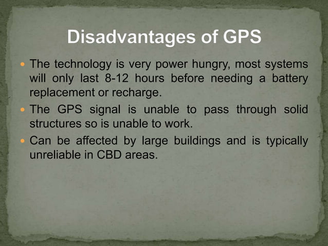 GPS & its application in mining | PPTX