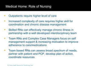 The Medical Home Model: Patient Centered Care | PPT