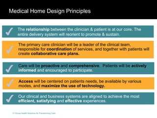 Medical Home Model: Patient Centered Care | PPT