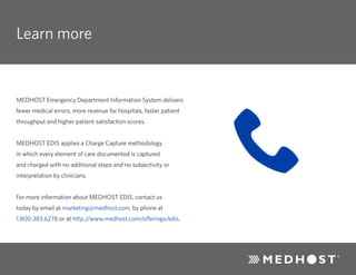 Medhost edis documentation tip sheet | PDF