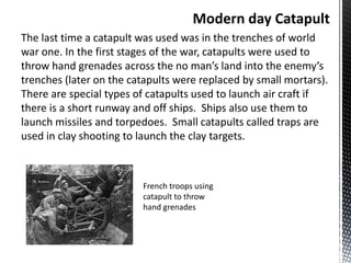 Medi eval catapult | PPTX