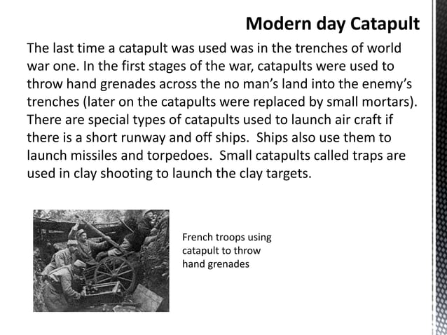 Medi eval catapult | PPTX