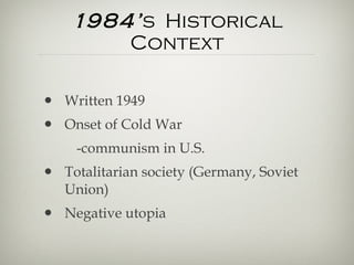 Media Literacy and 1984 | PPT