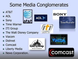 Media & media conglomerates | PPTX