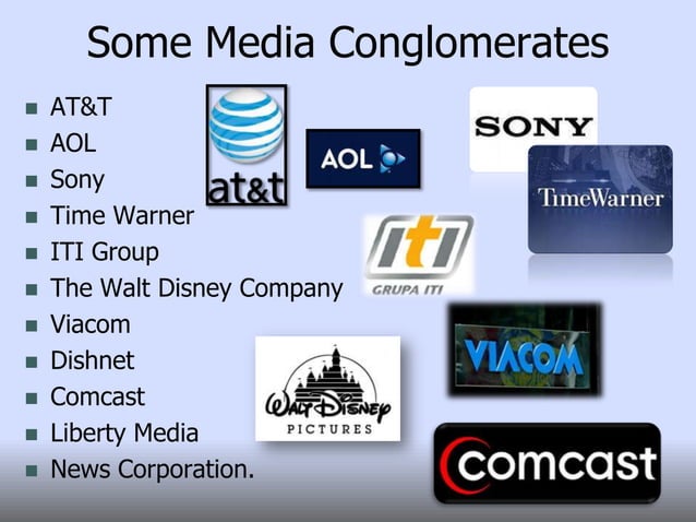 Media & media conglomerates | PPT