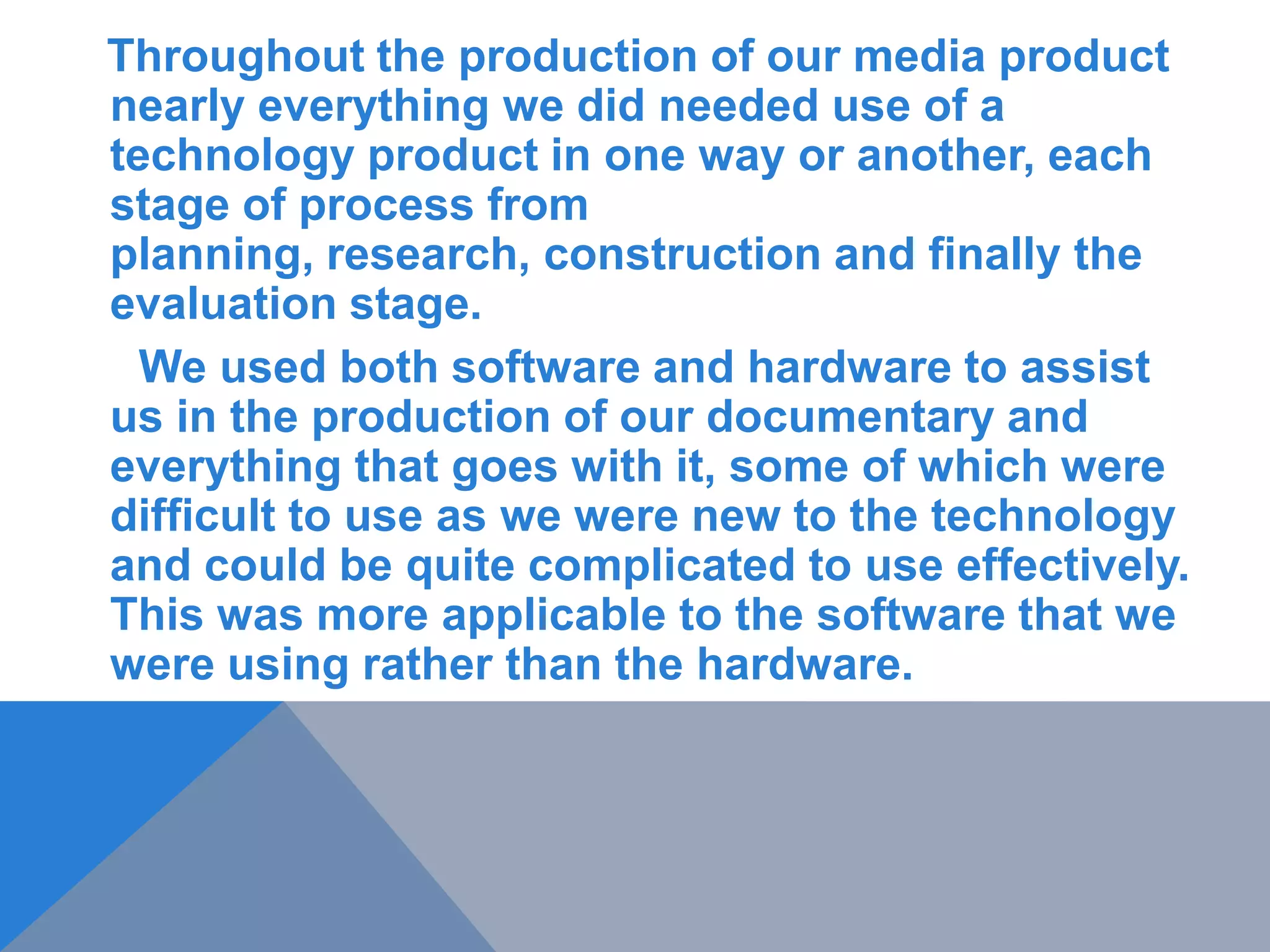 Media Evalution | PPT