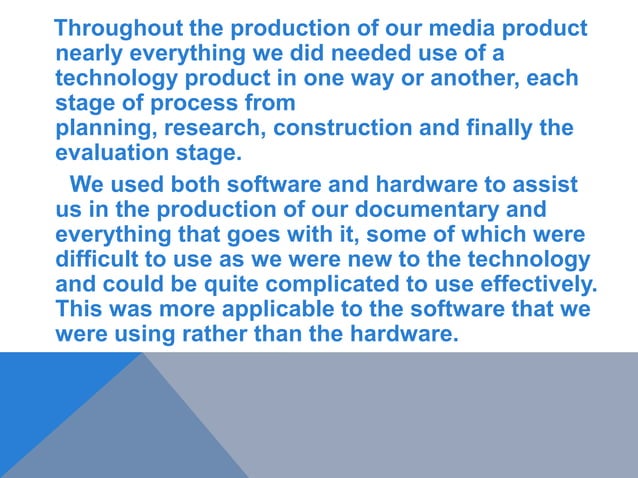 Media Evalution | PPT