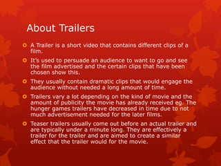 Film Trailers | PPT