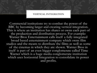 Horizontal and vertical integration | PPTX
