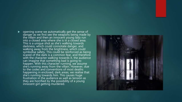 Opening Scenes Of Slasher Films | PPTX