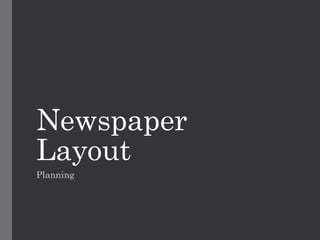 Local Newspaper Layout | PPT