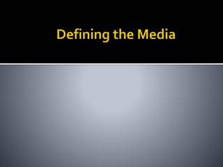 Media, Power, and Political Communication | PPTX