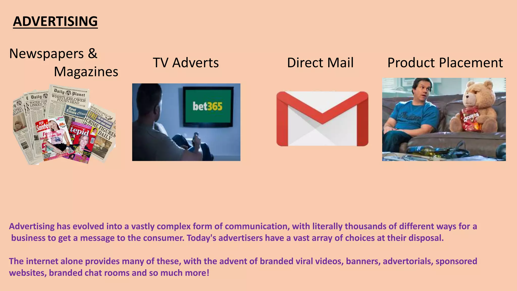 Mind Map of Media Industry | PPT