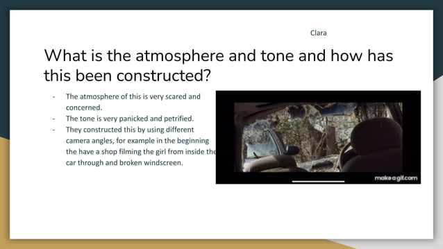 Analysingd a Hurt-wood production medias | PPT