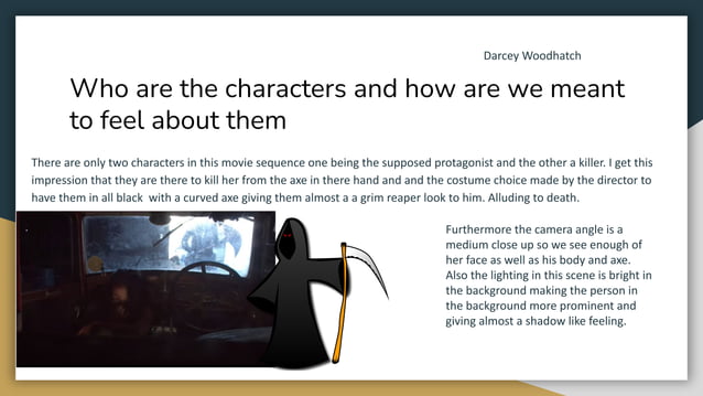 Analysingd a Hurt-wood production medias | PPT